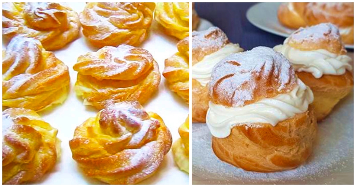 Domácí větrníky z odpalovaného těsta - VařímeDobroty.cz