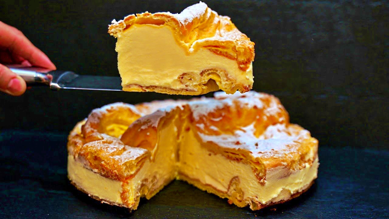 Neskutečně lahodný VĚTRNÍKOVÝ DORT „Karpatka“ s krémem: Recept od ...