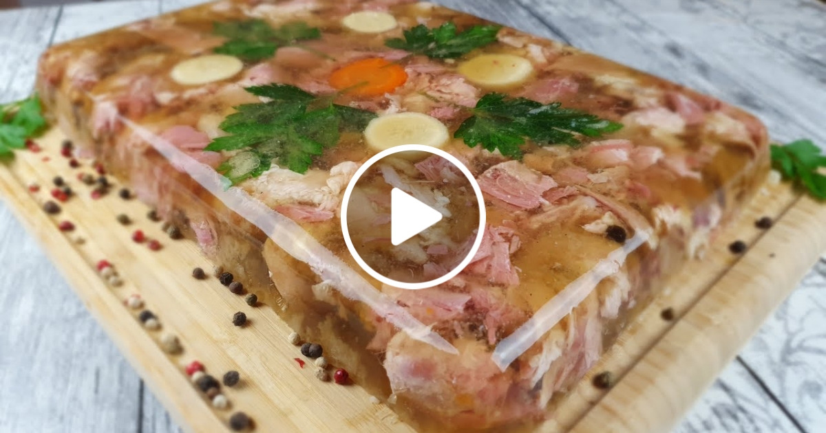 Domácí vepřová huspenina jako od babičky - VařímeDobroty.cz