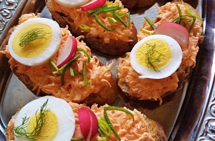 Falešné humrové chlebíčky - VařímeDobroty.cz