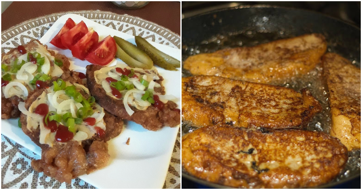 Chléb ve vajíčku a sýru - VařímeDobroty.cz