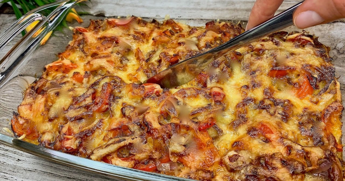 Gratinované brambory se zeleninou a sýrem - VařímeDobroty.cz