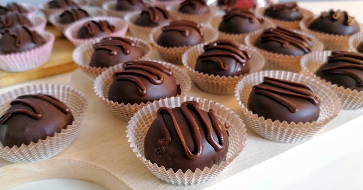 Domácí nugátové pralinky - VařímeDobroty.cz