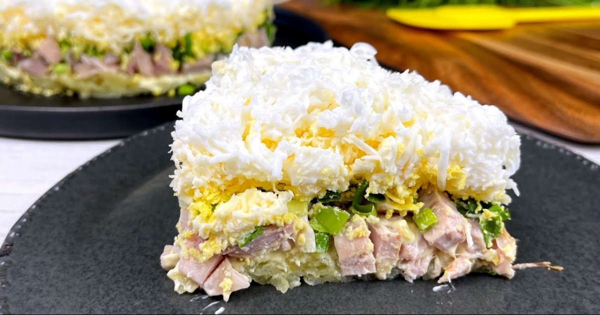 Sváteční salát „Obláček“ - VařímeDobroty.cz