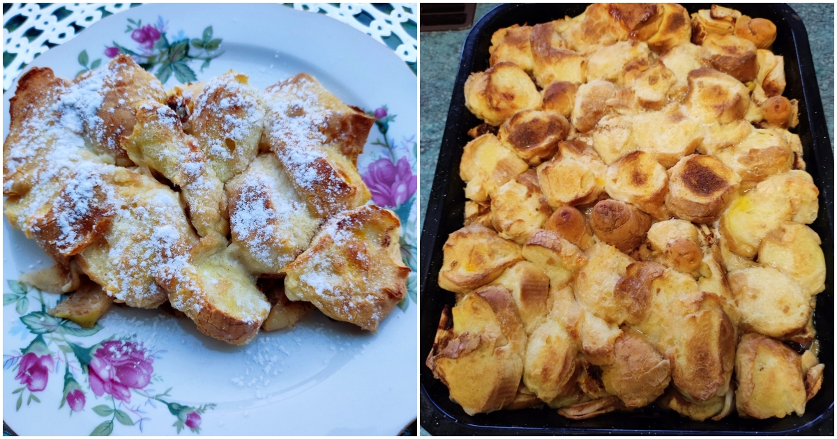 Zemlbába čili žemlovka z rohlíků - VařímeDobroty.cz