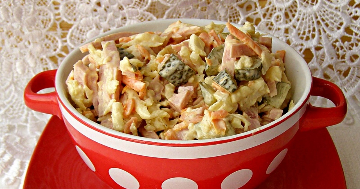 Domácí salát Rumcajs - VařímeDobroty.cz