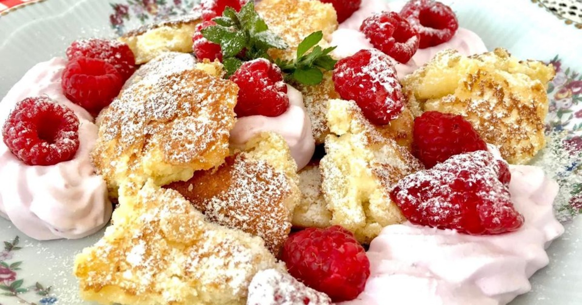 Císařský trhanec s malinovou pěnou - VařímeDobroty.cz