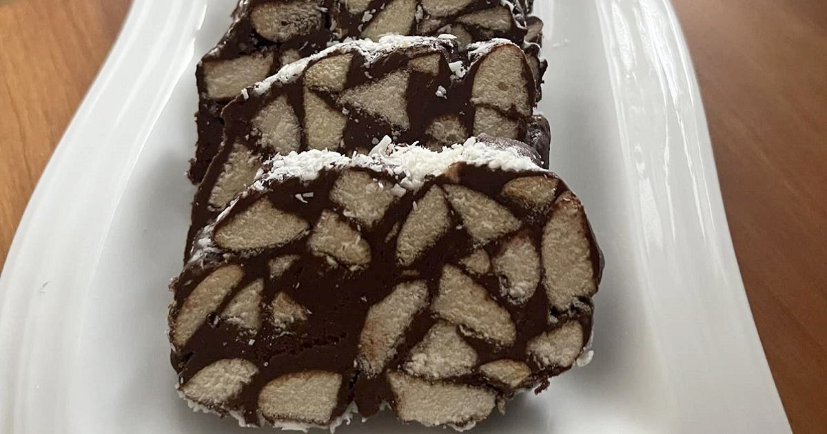 Nepečený pařížský salám s kokosem – VařímeDobroty.cz