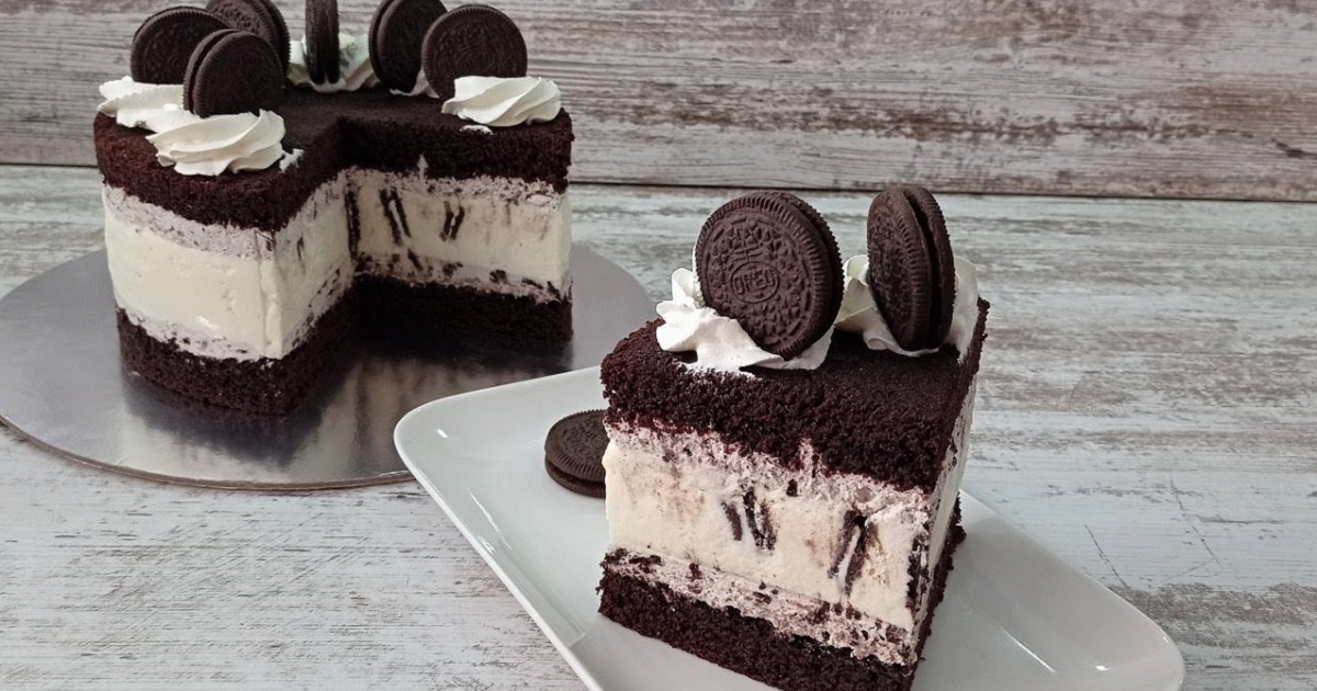 Dort Oreo se smetanovým krémem a tvarohem – VařímeDobroty.cz