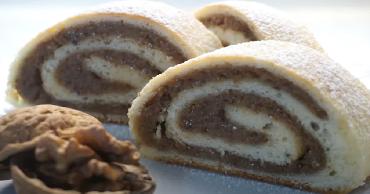 Ořechový závin s medem a vanilkou – VařímeDobroty.cz