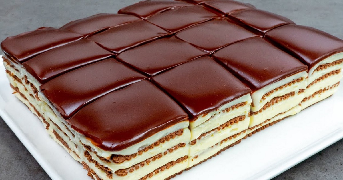 Nepečené Bebe řezy s vanilkovým krémem – VařímeDobroty.cz