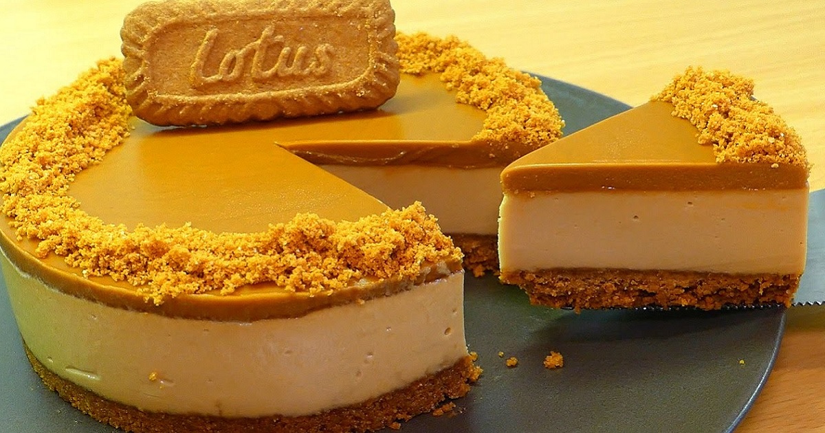 Lotus Cheesecake se smetanovým krémem – VařímeDobroty.cz