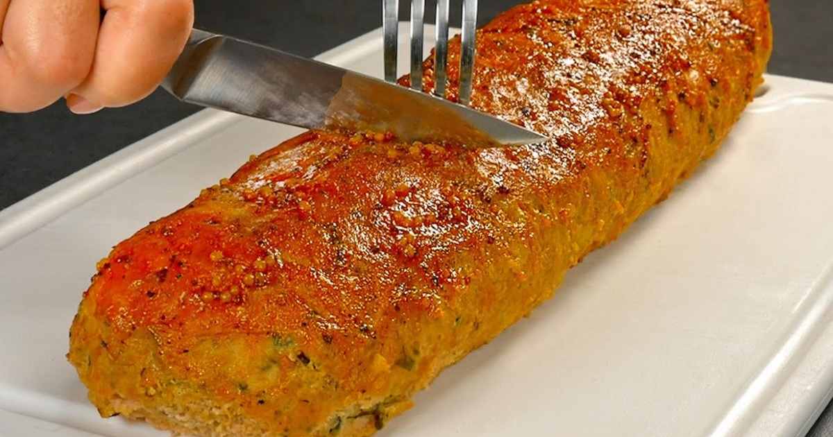 Masová roláda plněná slaninou – VařímeDobroty.cz