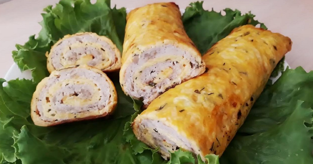 Roláda plněná mletým masem s petrželkou – VařímeDobroty.cz