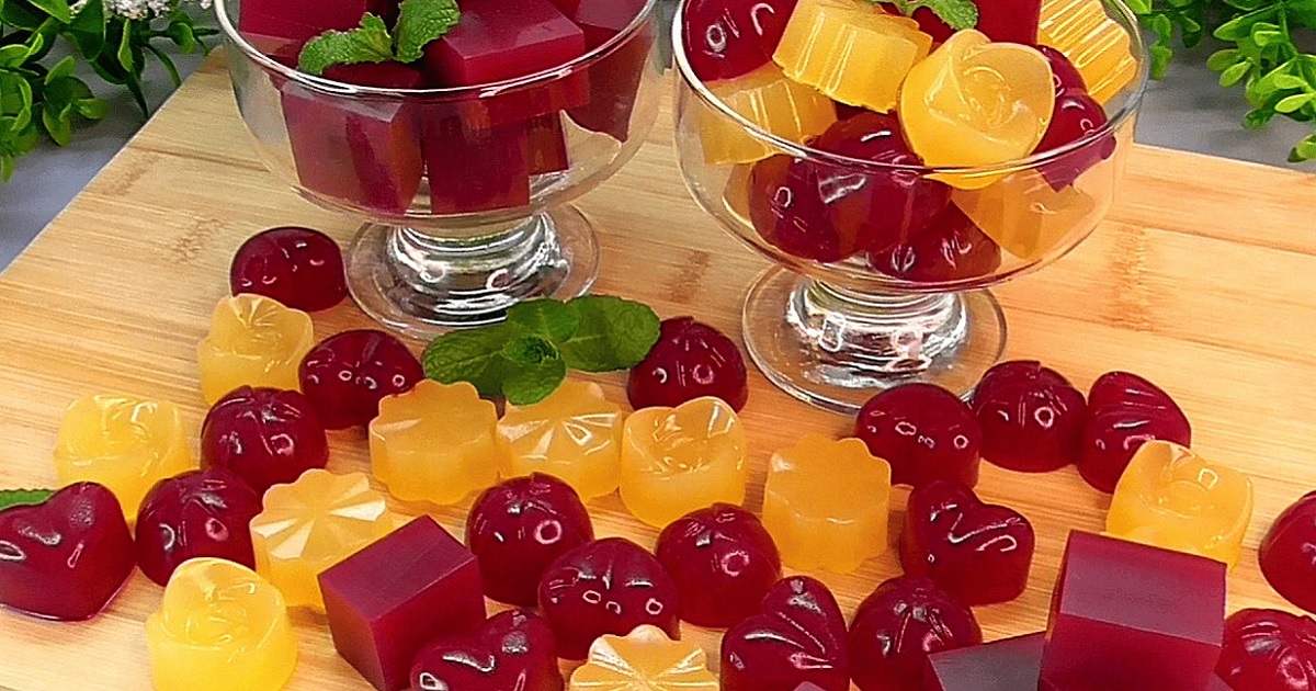 Domácí želé bonbóny se 2 příchutěmi – VařímeDobroty.cz