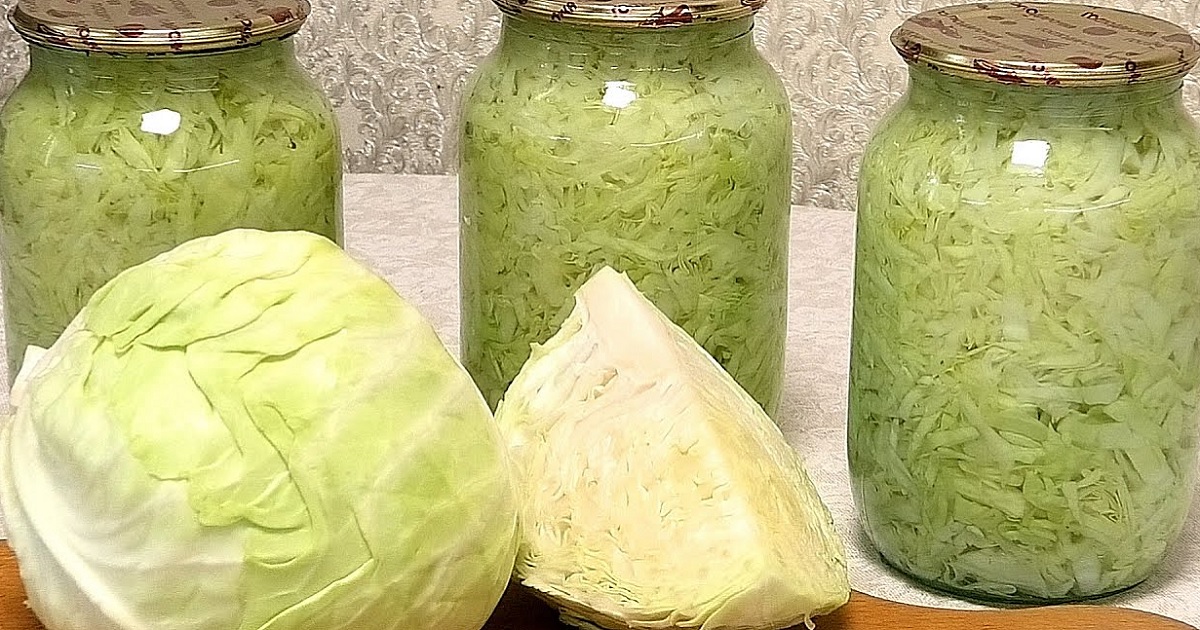 Bílé zelí na zimu ze 3 ingrediencí – VařímeDobroty.cz