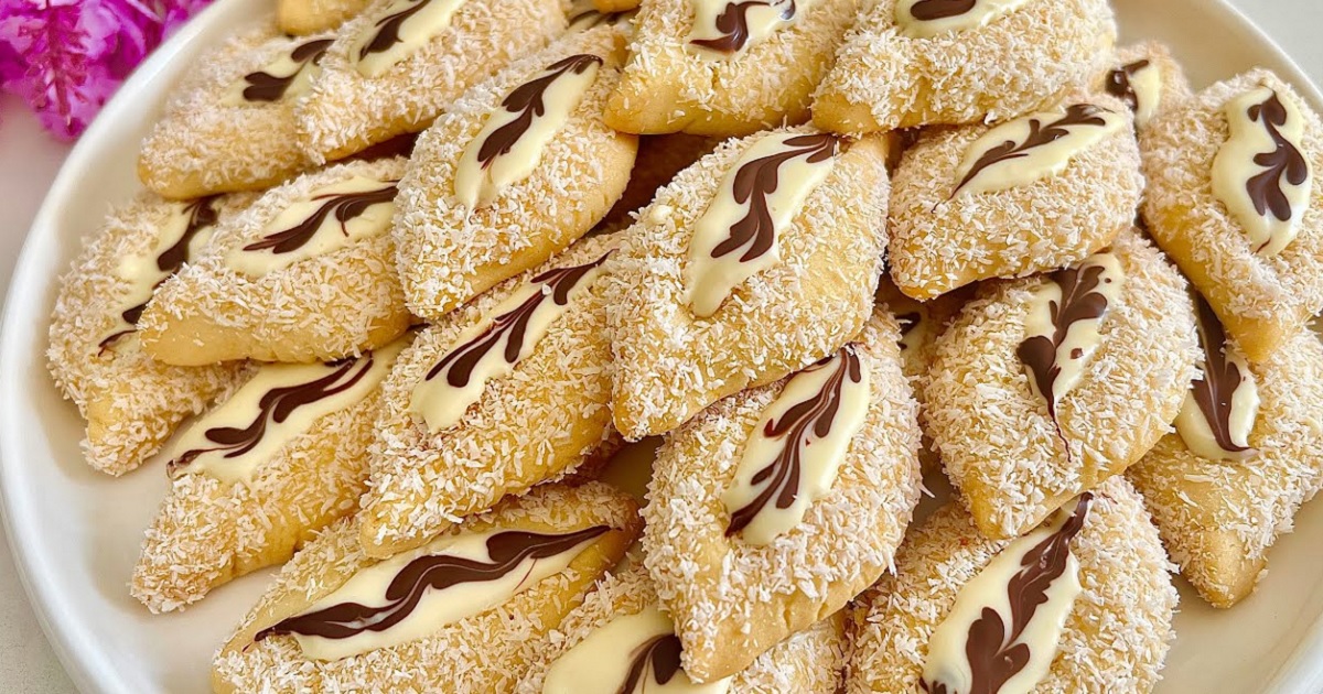 Andělské slzy v kokosu s čokoládou – VařímeDobroty.cz