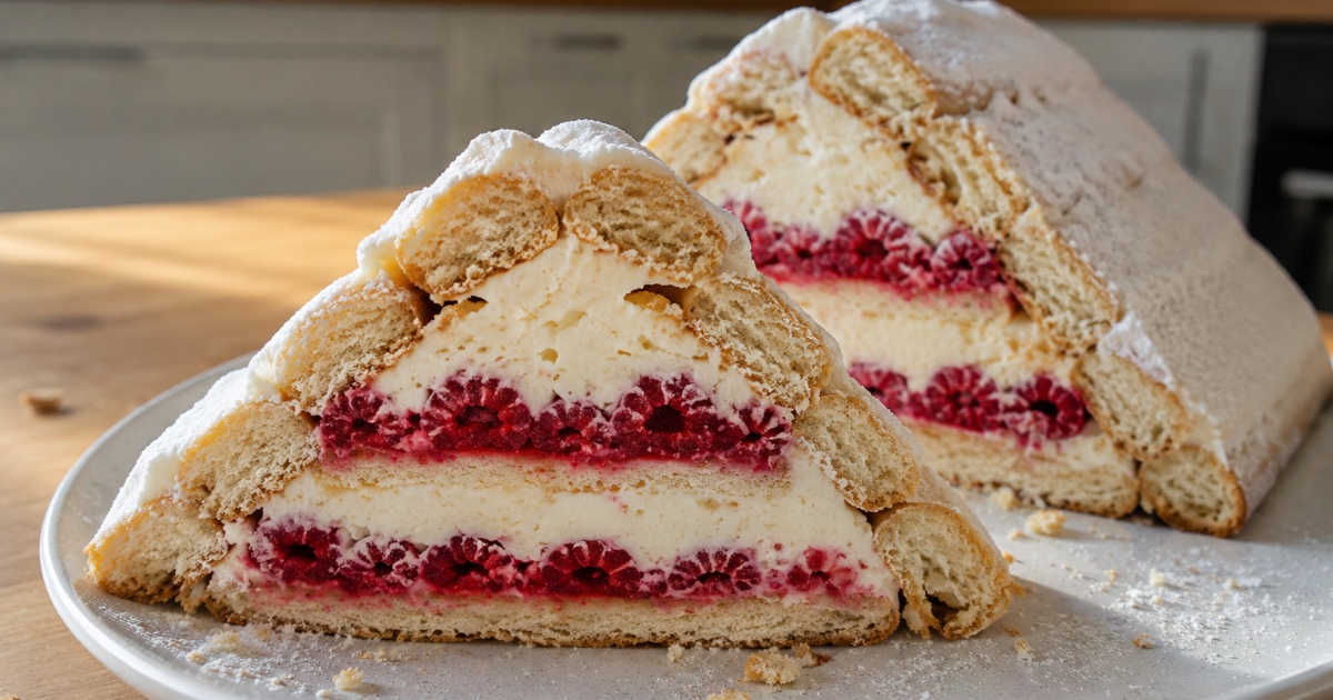 Nepečená piškotová pyramida s mascarpone - VařímeDobroty.cz